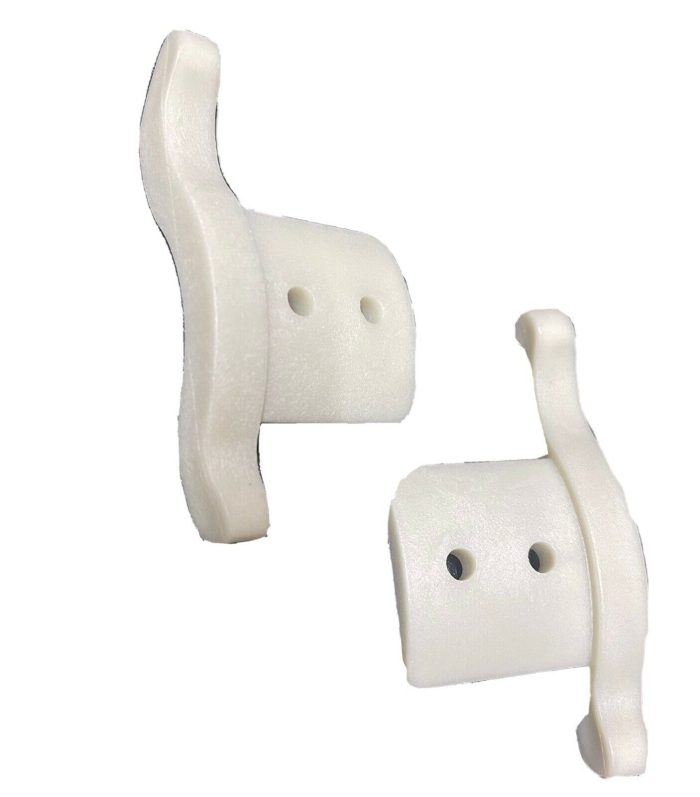Roller shutter door nylon plastic end locks for 77mm curved metal lath